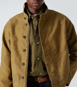 Ralph Lauren Corduroy-trimmed Cotton Jacket - Brown