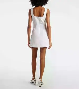 MARKARIAN Corinne Silk Faille Minidress
