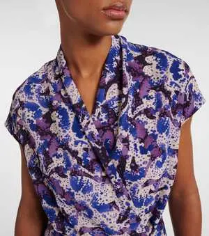 Dries Van Noten Printed Midi Dress