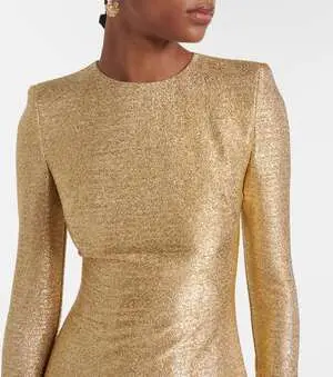 Oscar De La Renta Lame Gown