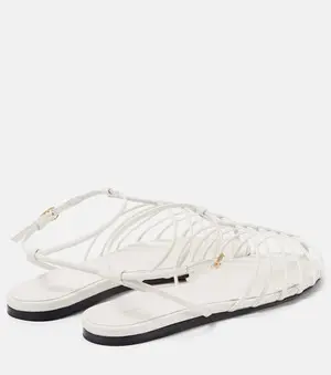 Proenza Schouler Tee Cage Leather Fisherman Sandals