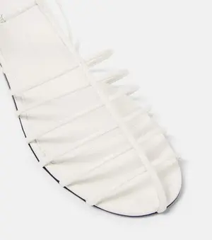 Proenza Schouler Tee Cage Leather Fisherman Sandals