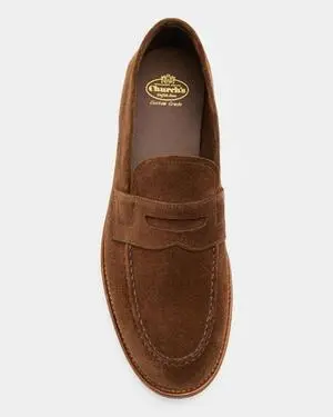 CHURCH & APOS;S Church's Heswall Suede Penny Loafers