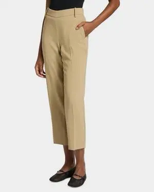 Vince Vince Mid-Rise Tapered Pull-On Pants 403cbl-coa