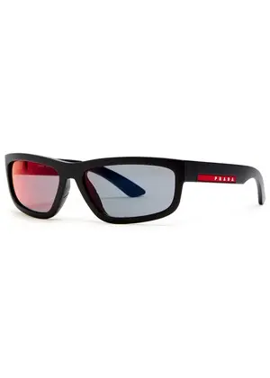 Prada Rectangle-frame Sunglasses - Black