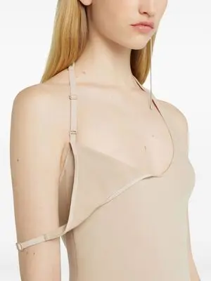 COURREGES Undressed Midi Dress - Neutrals
