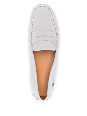 TOD'S Gommino Driving Loafers - Grey