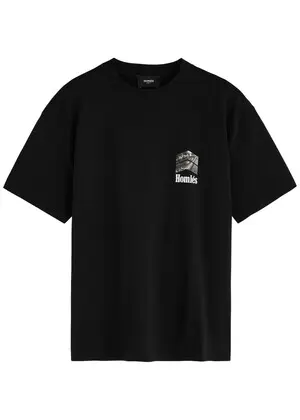 HOMIES MARBELLA Racing Special Edition Printed Cotton T-shirt - Black