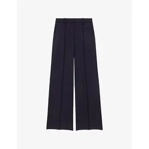 Maje Pin-tuck Pleat Straight-leg Trousers