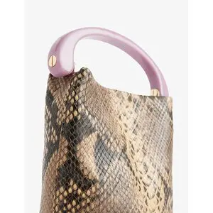 Dries Van Noten Snake-print Top-handle Bag