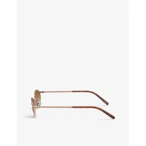 Brunello Cucinelli Oval-frame Sunglasses - Pink