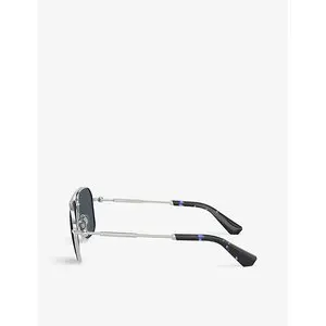 Burberry Be3159 Irregular-frame Metal Sunglasses