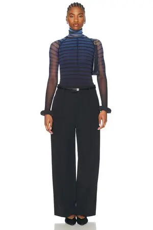 Jean Paul Gaultier 3d Cuff Long Sleeve Top