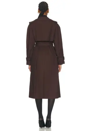 Wardrobe.NYC Trench Coat - Dark Brown