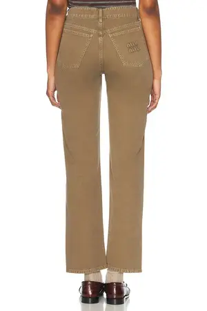 Miu Miu Straight Leg Jeans