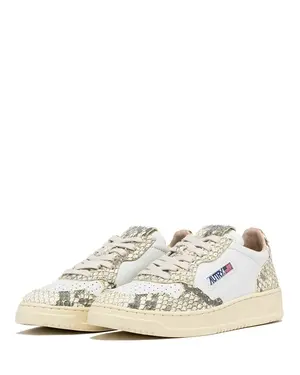 AUTRY Medalist Low Top Sneakers - White/diamond