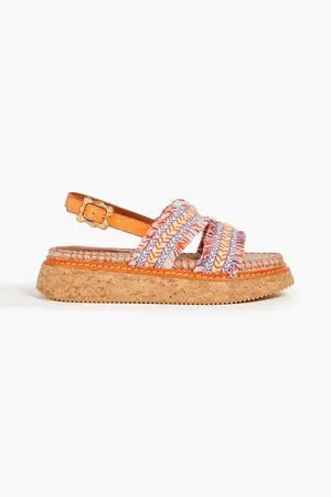 Zimmermann Braided Cord Slingback Sandals