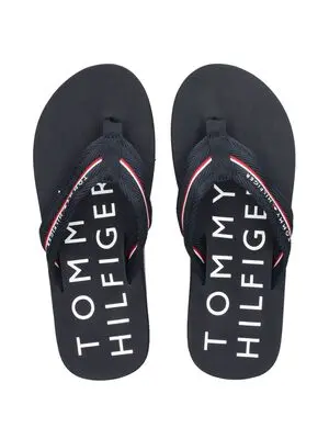 Tommy Hilfiger Logo-print Flip Flops