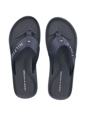 Tommy Hilfiger Logo Flip Flops