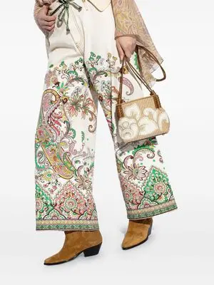 Etro Embroidered Shoulder Bag