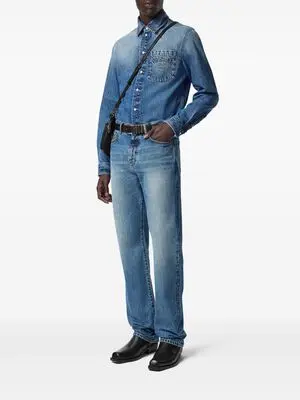 Versace Milano Stamp Denim Shirt