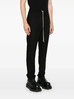 Rick Owens Drawstring Slim Long Trousers