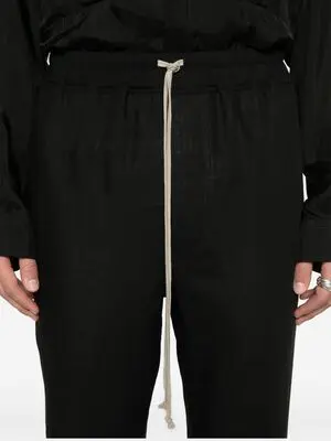 Rick Owens Drawstring Slim Long Trousers