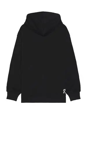 On Club Hoodie With Logo Detail - Black