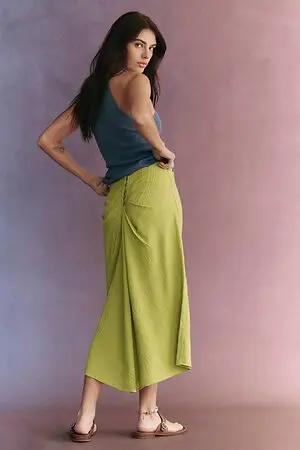 Green Midi Skirts