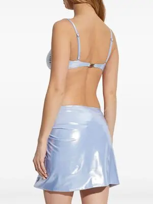 MISBHV Metallic-finish Mini Skirt
