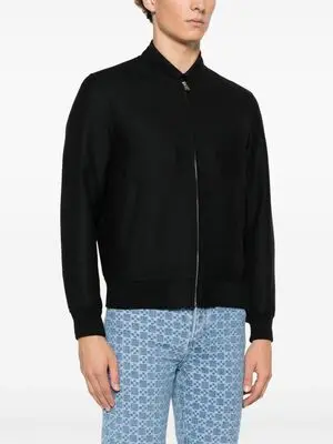 Sandro Teddy Bomber Jacket - Blue