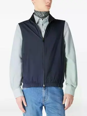 Loro Piana Reversible High-neck Gilet - Blue