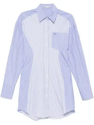 Stella McCartney Striped Shirt Dress - Blue