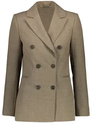 Yves Salomon Notched Lapel Blazers For Women