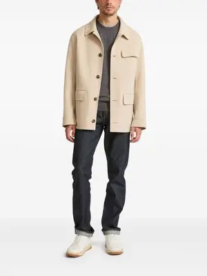 YVES SALOMON Wool-cashmere Shirt Jacket