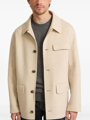 YVES SALOMON Wool-cashmere Shirt Jacket