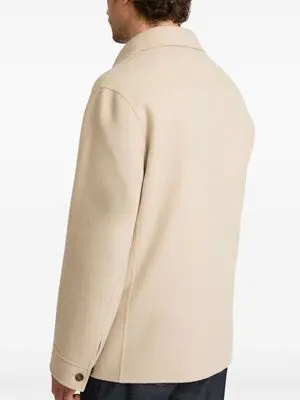 YVES SALOMON Wool-cashmere Shirt Jacket