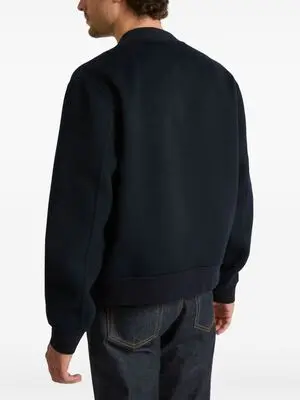 YVES SALOMON Wool-cashmere Varsity Jacket