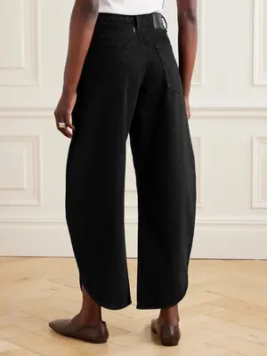 FRAME The Boomerang High-rise Wide-leg Jeans