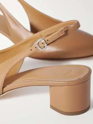 AeydĒ Romy Leather Slingback Pumps