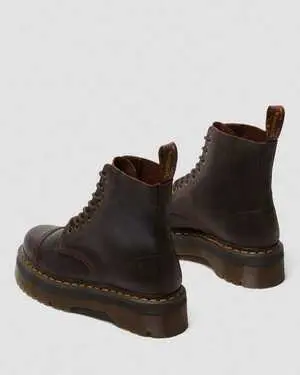 Dr. Martens Sinclair Crazy Horse Leather Platform Boots