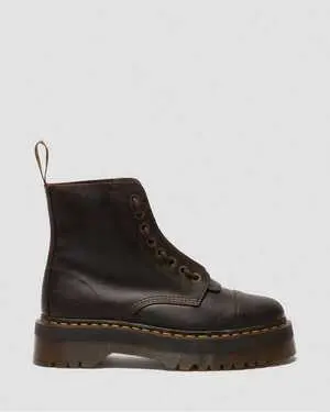Dr. Martens Sinclair Crazy Horse Leather Platform Boots