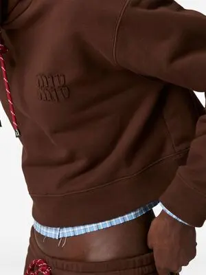 Miu Miu Cotton Fleece Hoodie