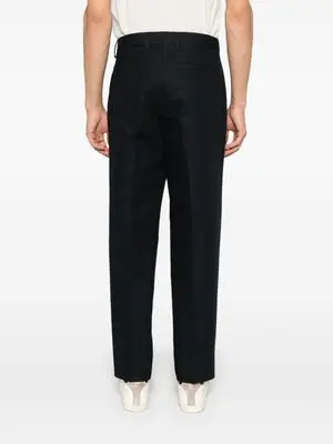Zegna Pleat-detail Trousers - Blue