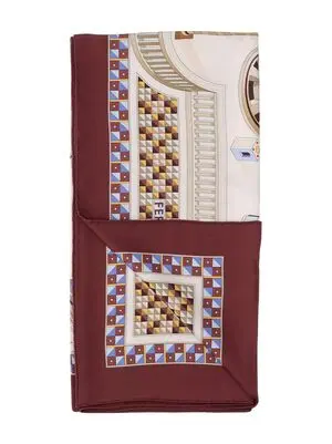 FERRAGAMO Nadir-print Silk Scarf - Neutrals