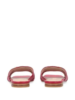 Pinko Love Birds-motif Sandals - Red