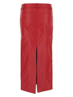 ARMARIUM Leather Column Skirt