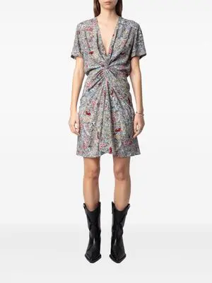 Zadig&Voltaire Rozom Mini Dress - Blue