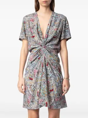 Zadig&Voltaire Rozom Mini Dress - Blue