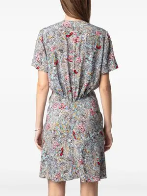 Zadig&Voltaire Rozom Mini Dress - Blue